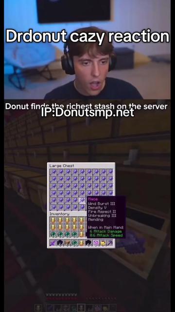 Dr donut finds an insane base on donut | Donut Smp (@donut.smp1513)