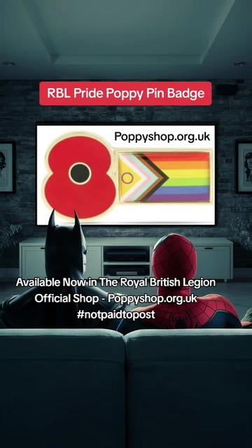 *Pride Poppy Badge* Available Now in | TheQueerGB (@thequeergb)