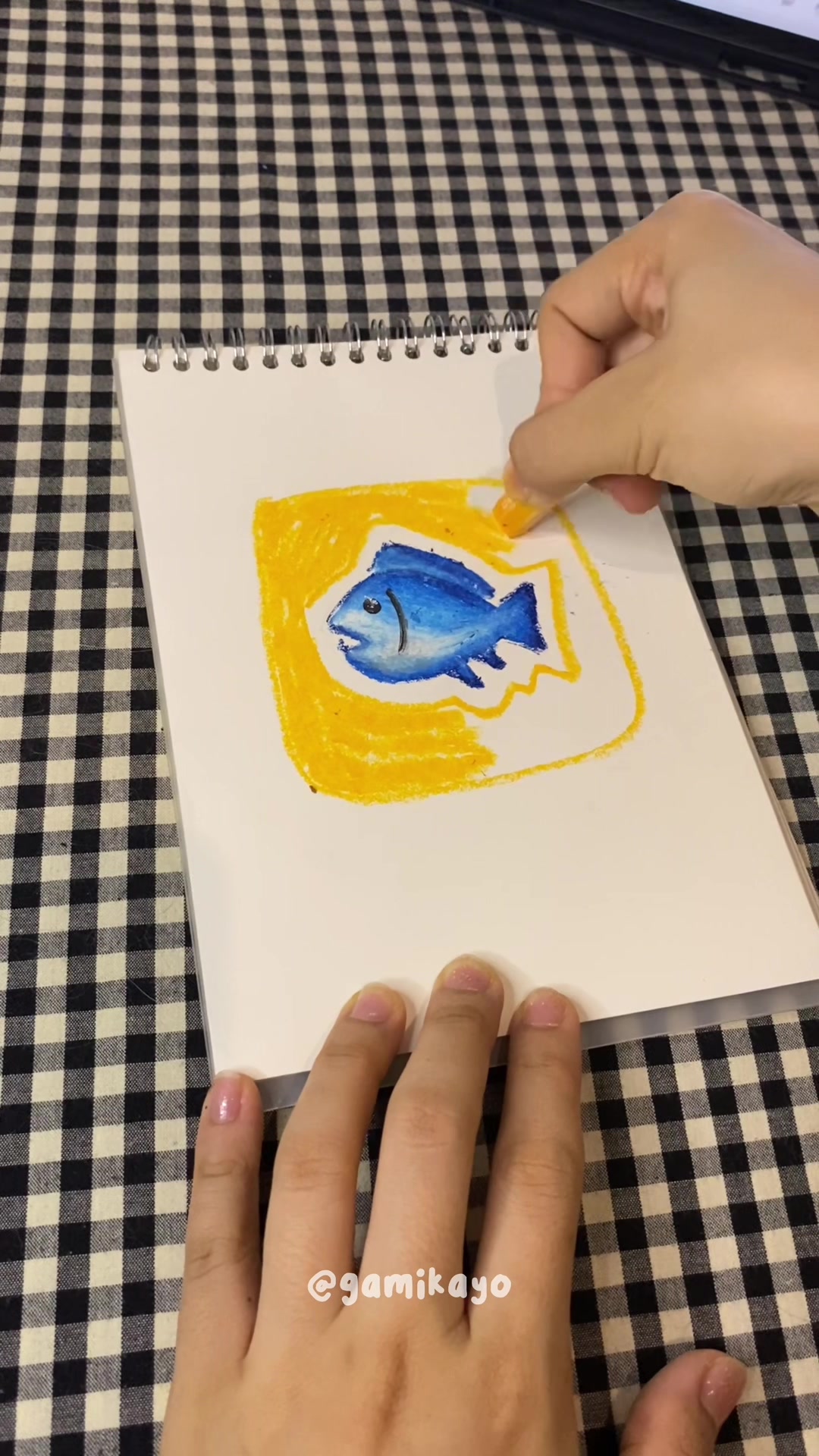 How to draw fish emoji🐟 #howtodraw | ｡⋆Risty⋆｡☾ ﾟ (@gamikayo)