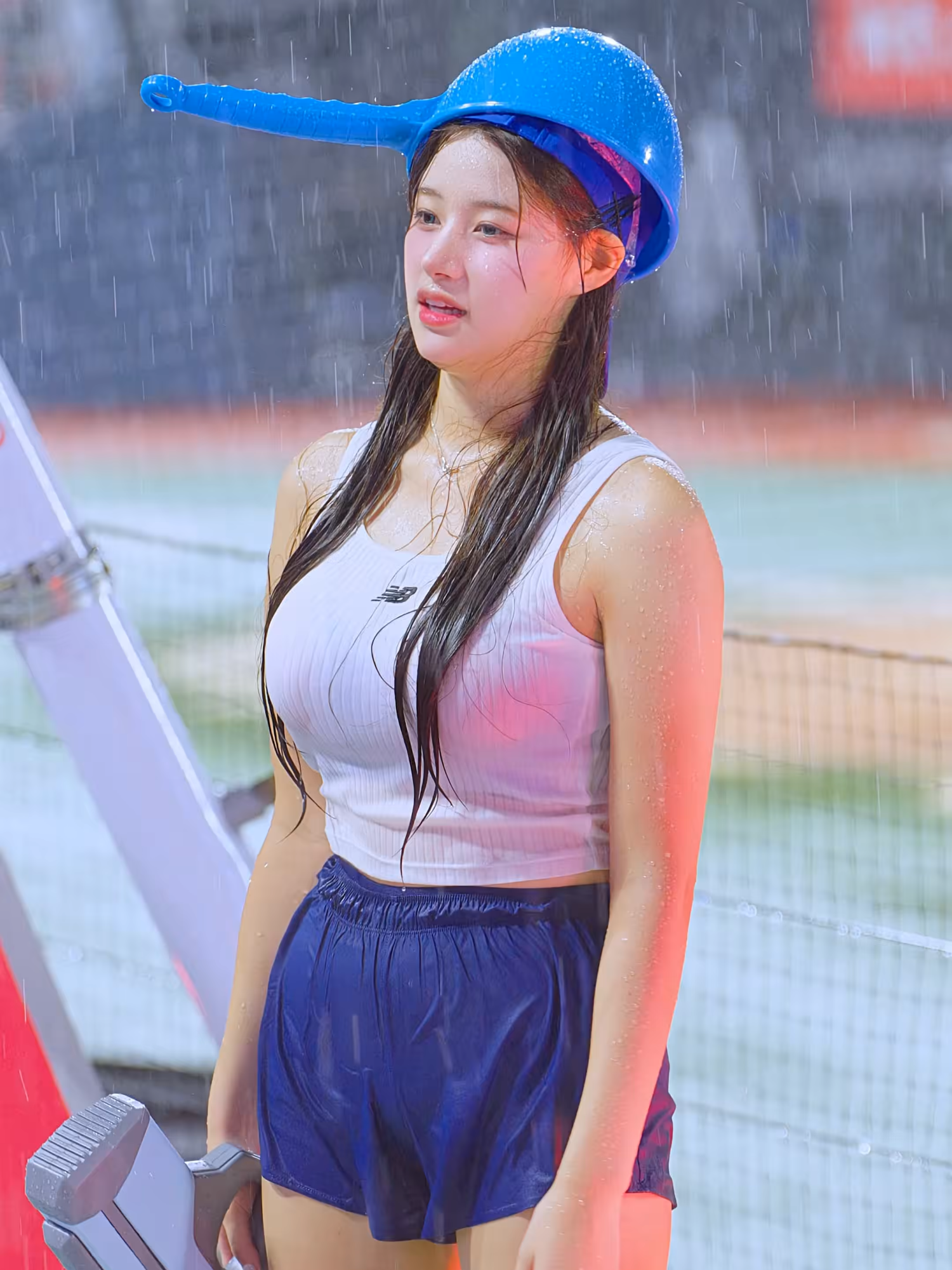 폭우에 현타옴ㅋㅋ 이예빈 치어리더 李藝斌 Lee Yebin | Korean girl (@chikorean)