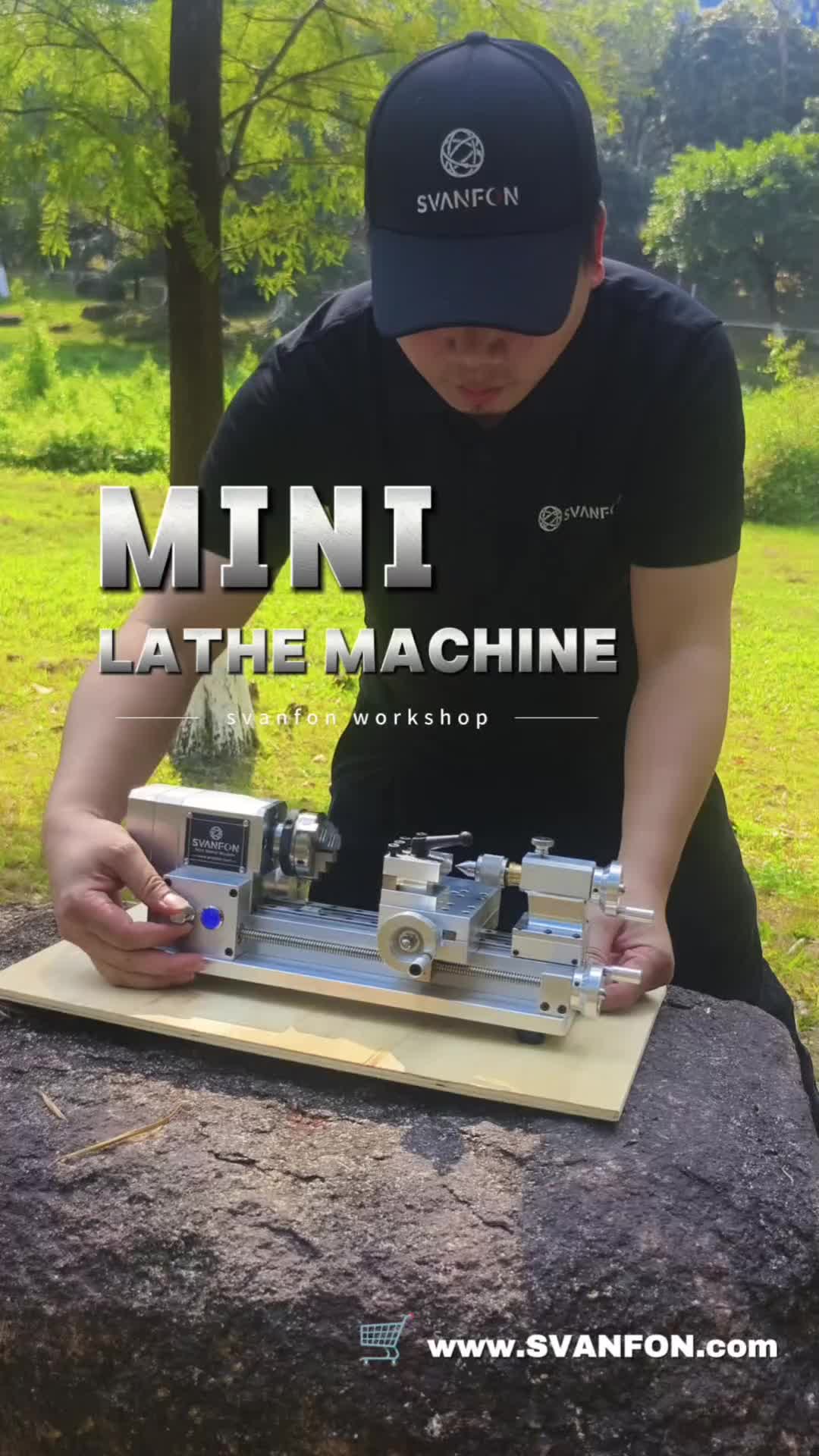 Mini Lathe Machine: A portable desktop | Svanfon MiniMechTools Models ...