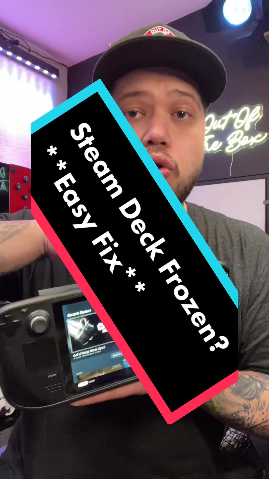 Steam Deck frozen? Here is how to fix | Andrew Bond (@outoftheboxyt)