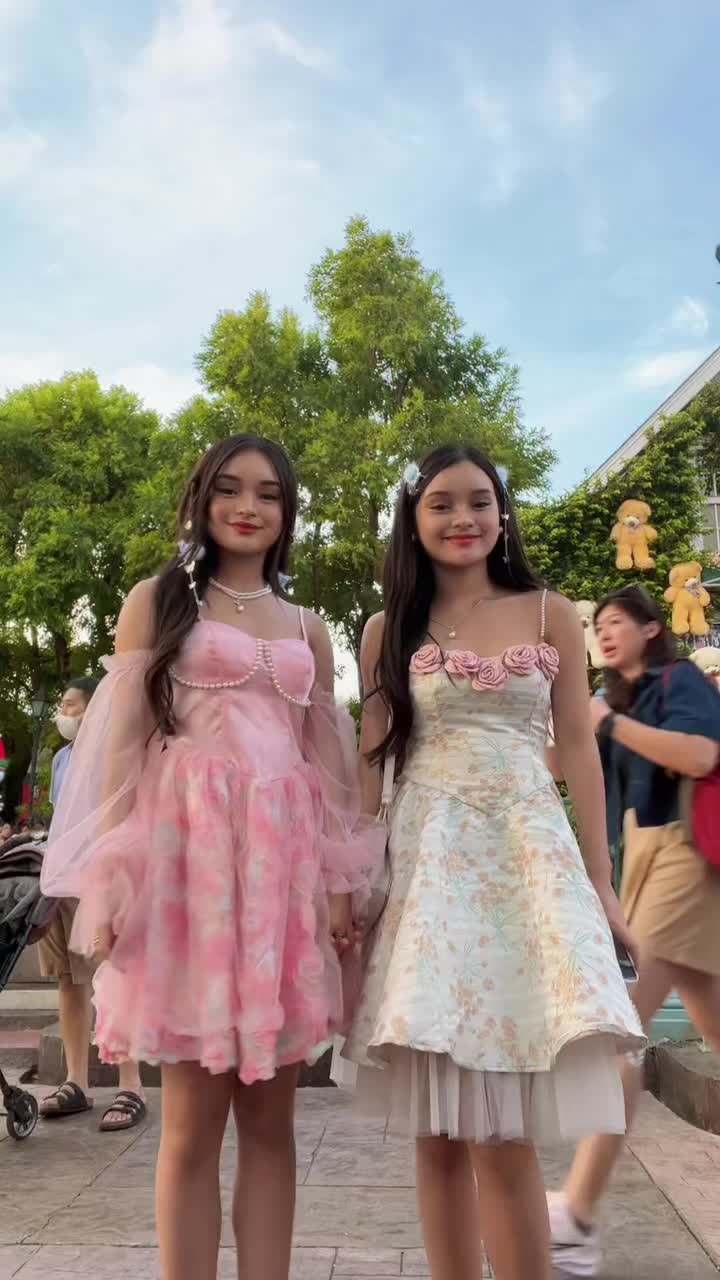 prom dress😝🌸💕 | aicyandtrisha (@fabetwinz)