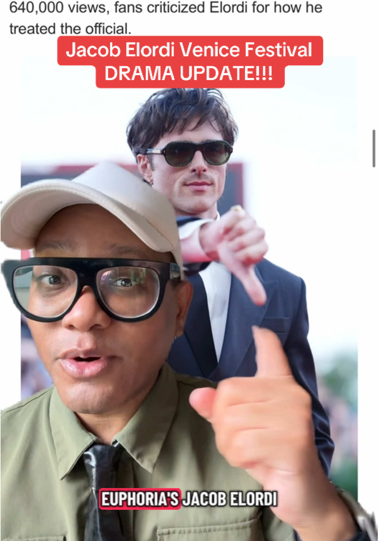 Jacob Elordi Venice Festival DRAMA | Espie.Said.What🍿 (@espiesaidwhat)