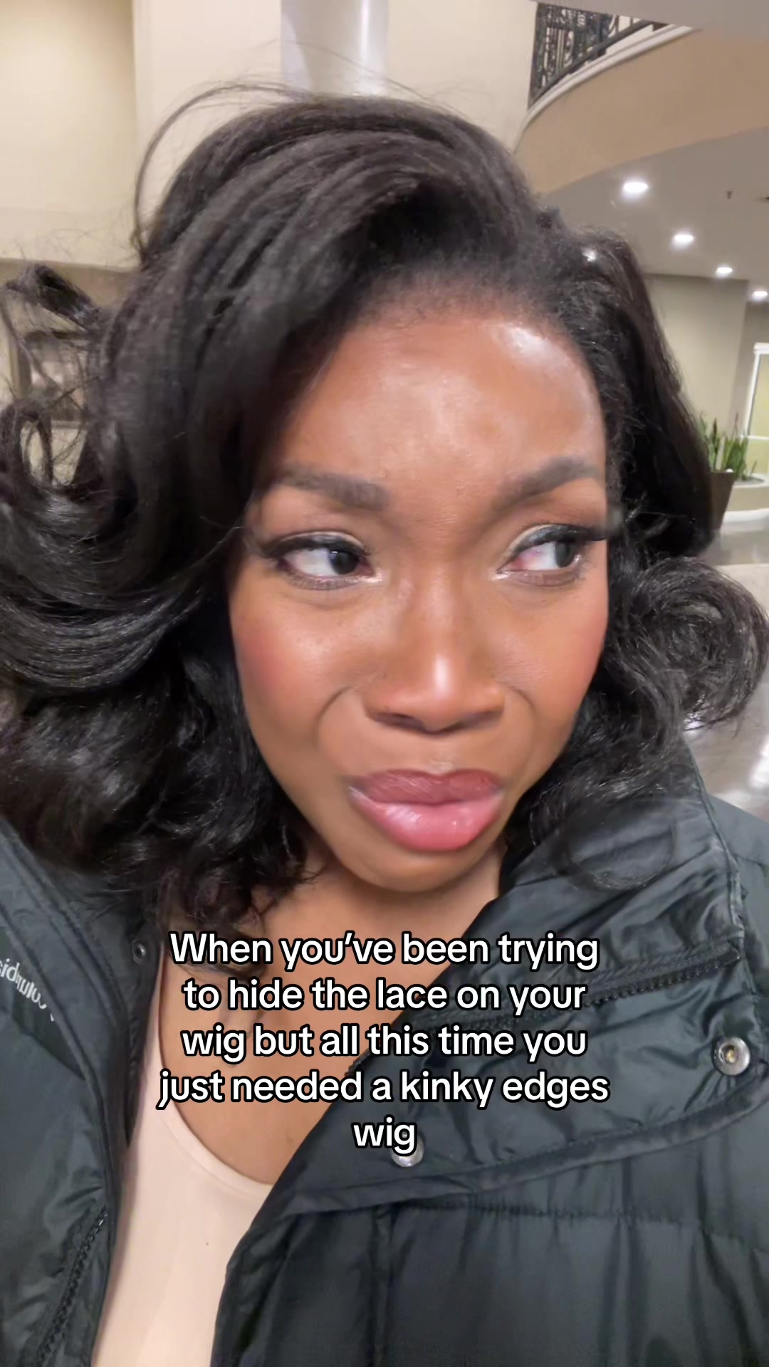 You mean to tell me a kinky edges wig | 💖Miss Khrissy💖 (@misskhrissy1)