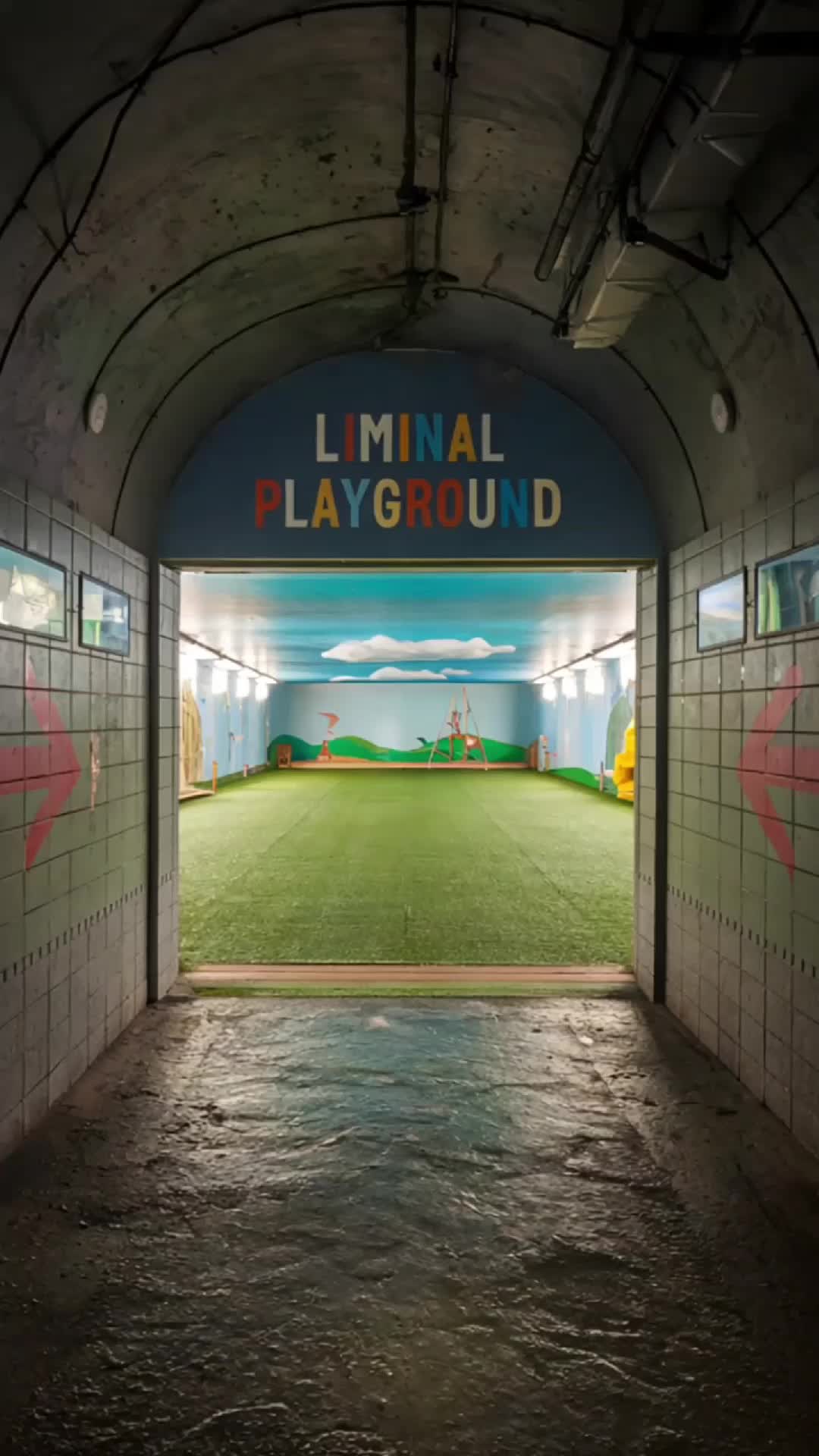 Liminal playground 👁🌈 #liminalspaces | Mr.Dream Bubble (@dreambubbleworld)