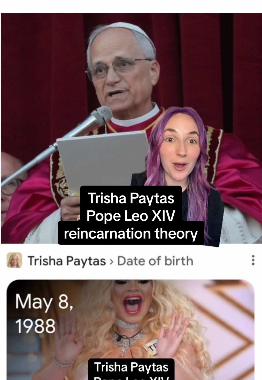 Trisha Paytas, Pope Leo XIV | maureenonthescene (@maureenonthescene)