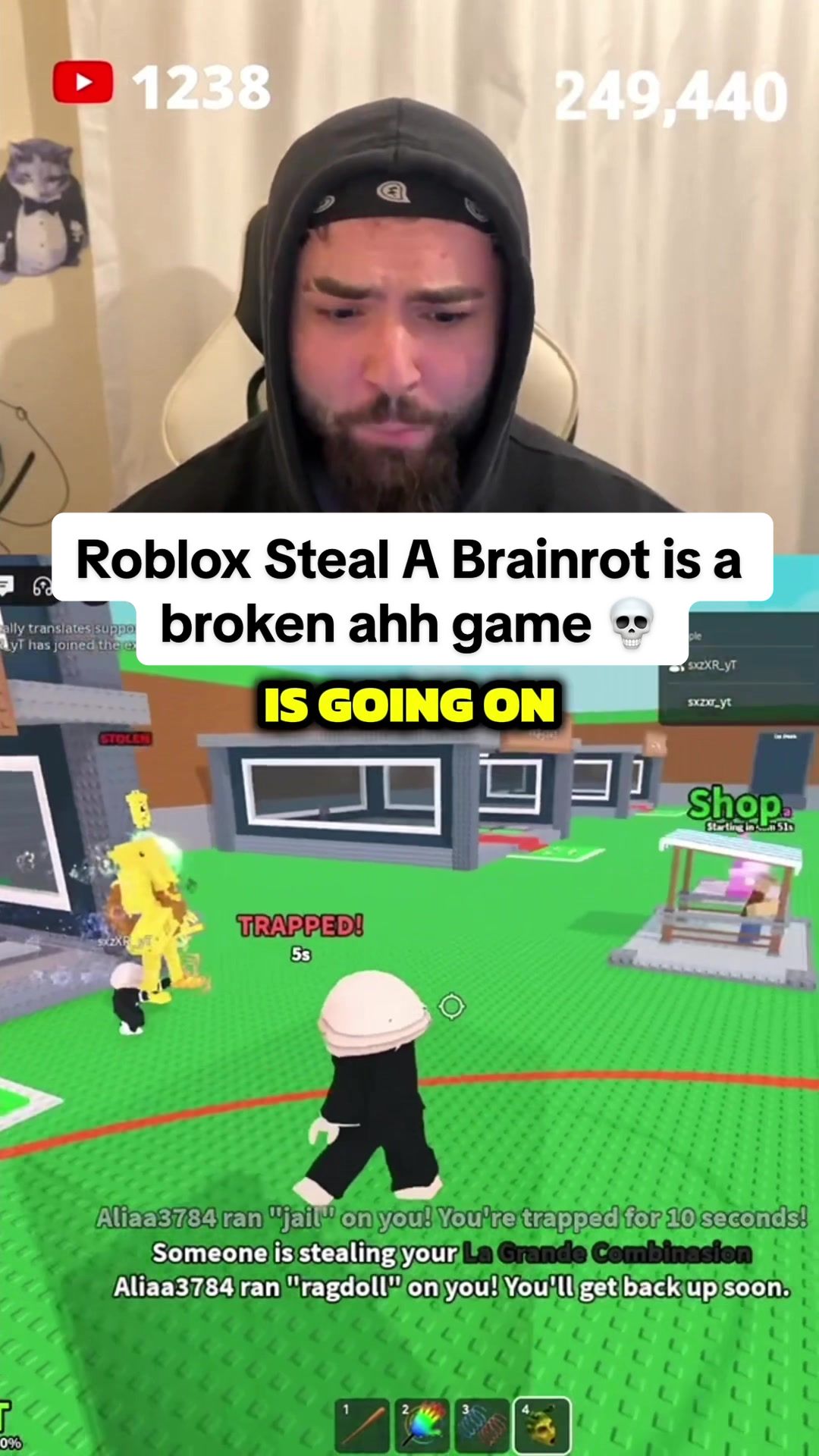 Roblox steal a brainrot is broken | Sxzxr (@sxzxr_yt)