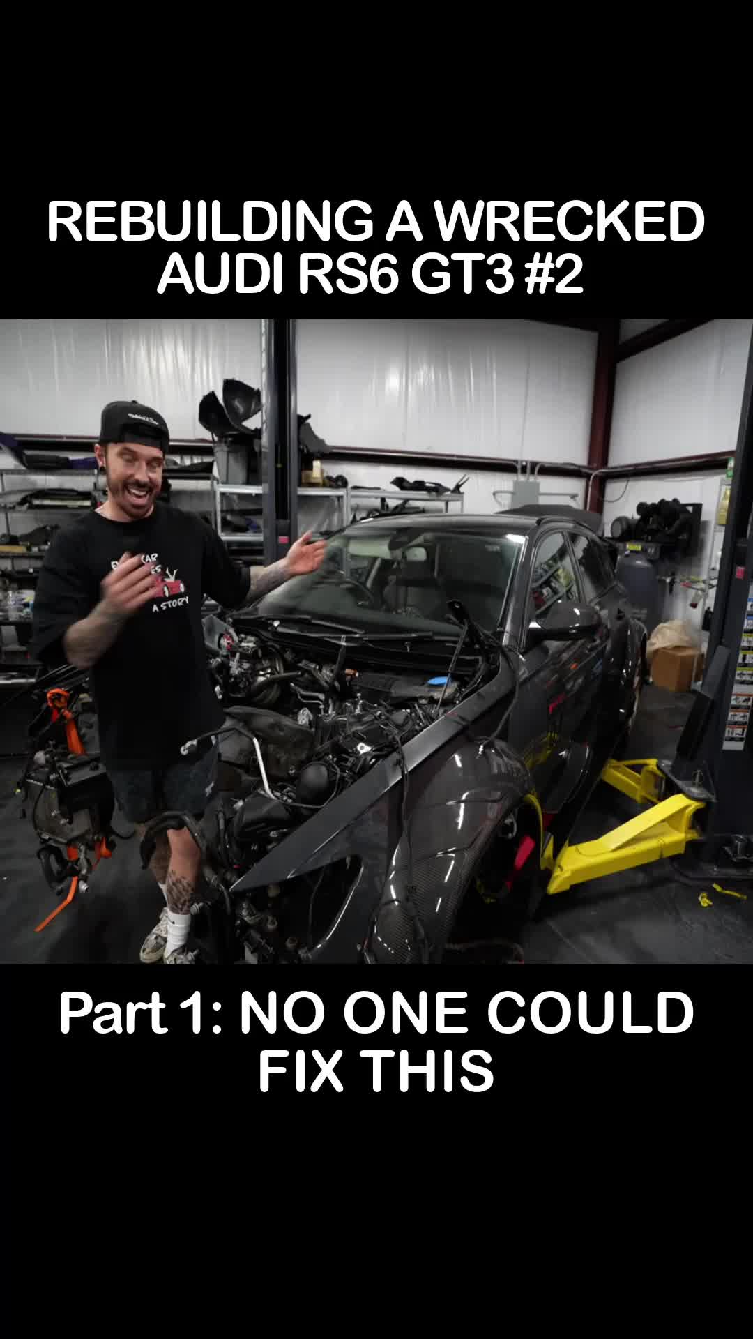 #1: REBUILDING A WRECKED AUDI RS6 GT3 | Mat Armstrong (@mat.armstrong)