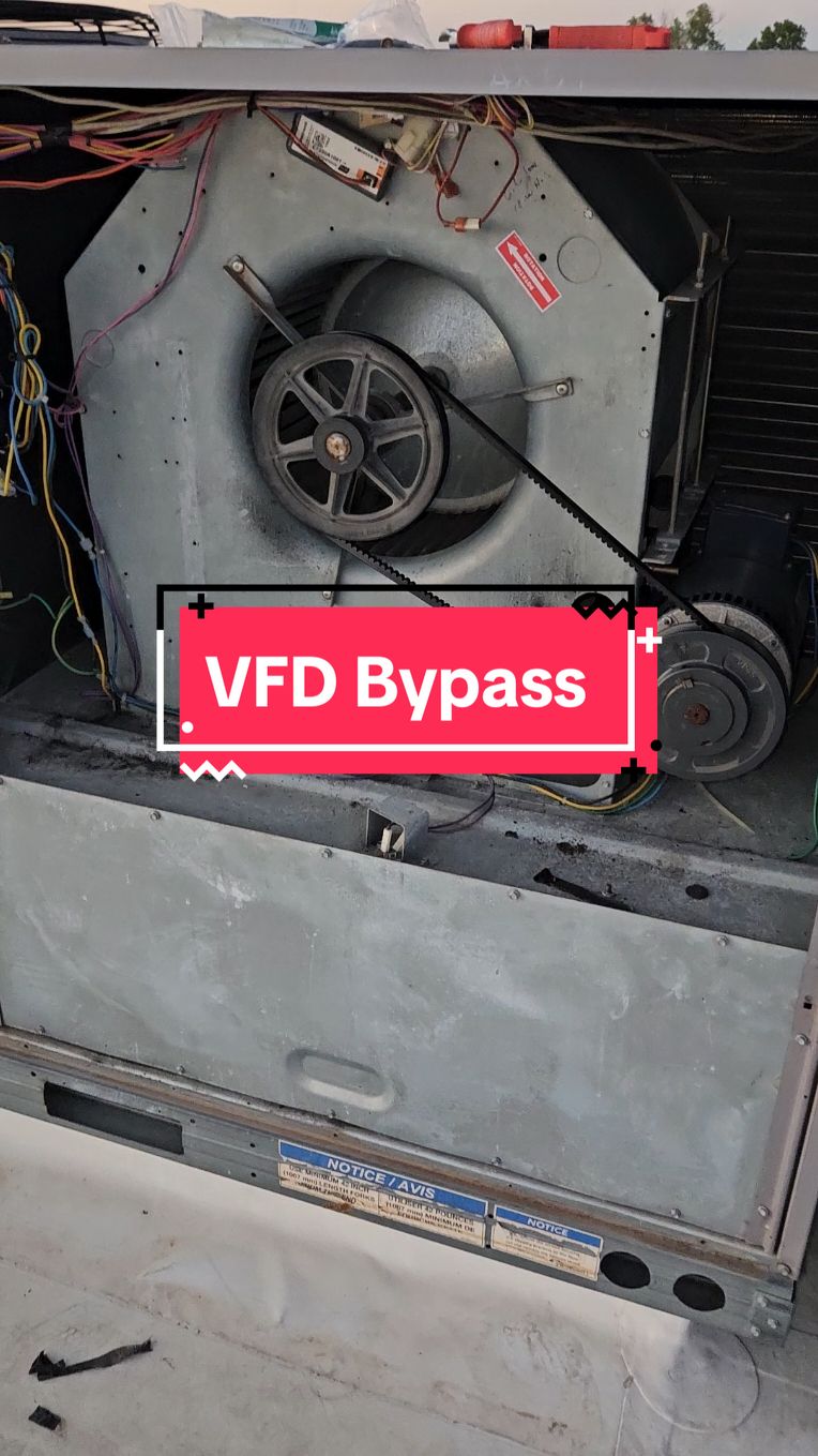 How to bypass a VFD module on Carrier | JoeARomero (@jromero214)