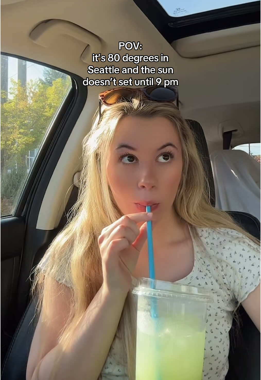 Sun doesn’t set until 9 pm in Seattle | jaylaslayla (@jaylaslayla)