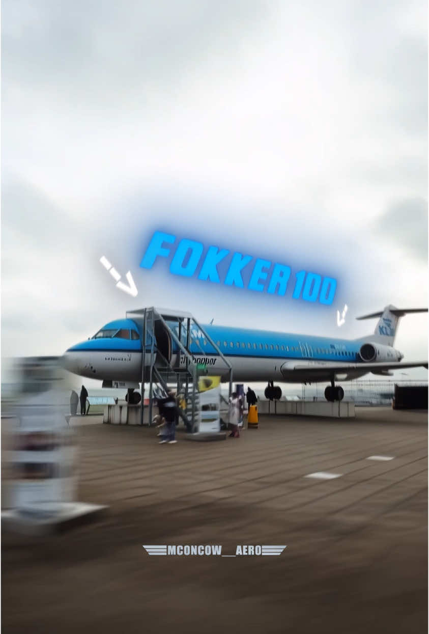 KLM fokker 100 edit 😍 ️| @KLM Royal | John Mconcow (@mconcow__aero)