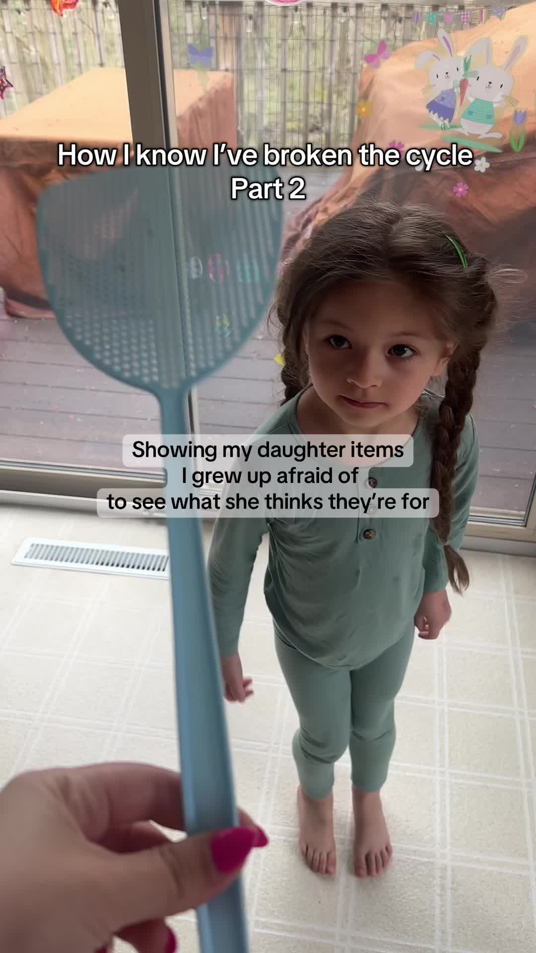 Fly swatters are from here on out only | The Cochran Fam (@tara.and.evy)