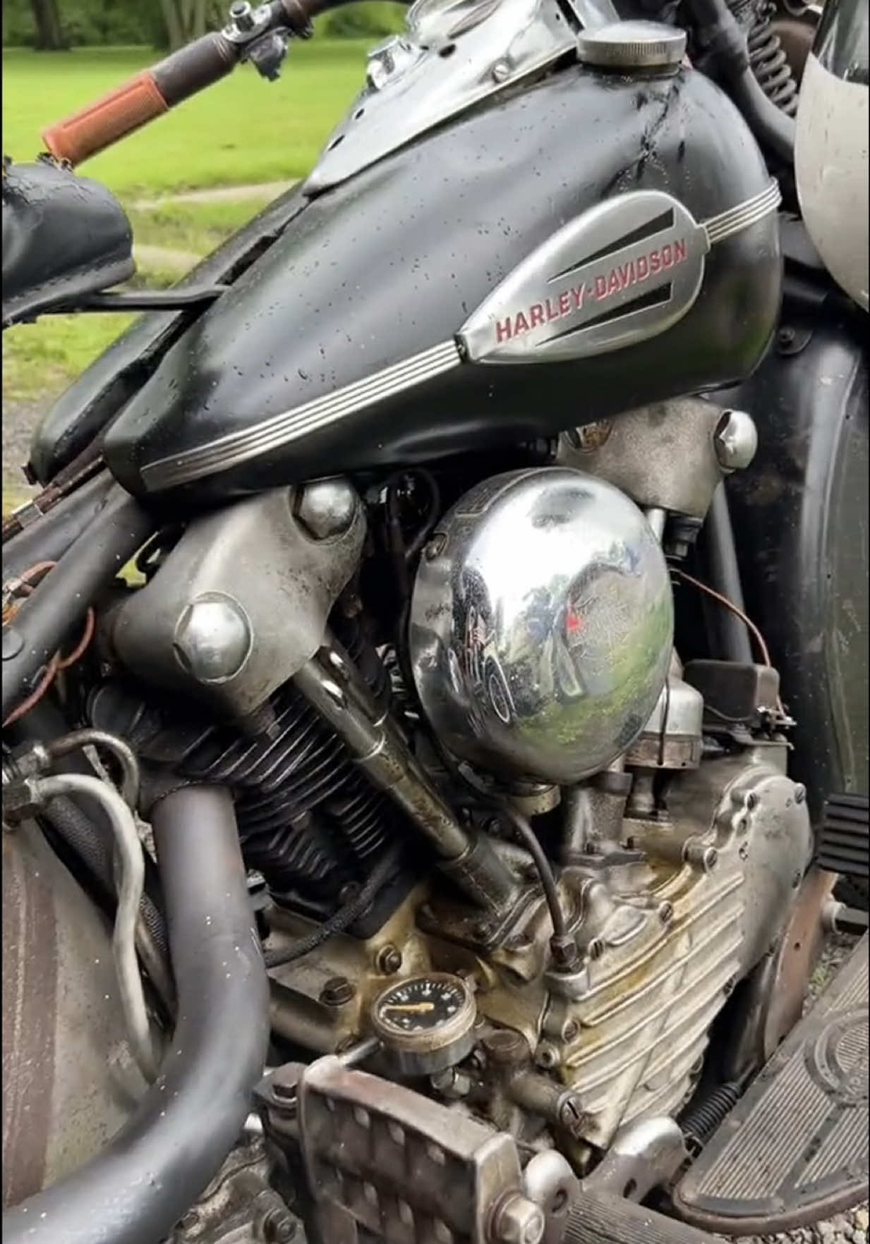 The only Harley Davidson Knucklehead at | brandon_builds_bikes (@brandon_builds_bikes)