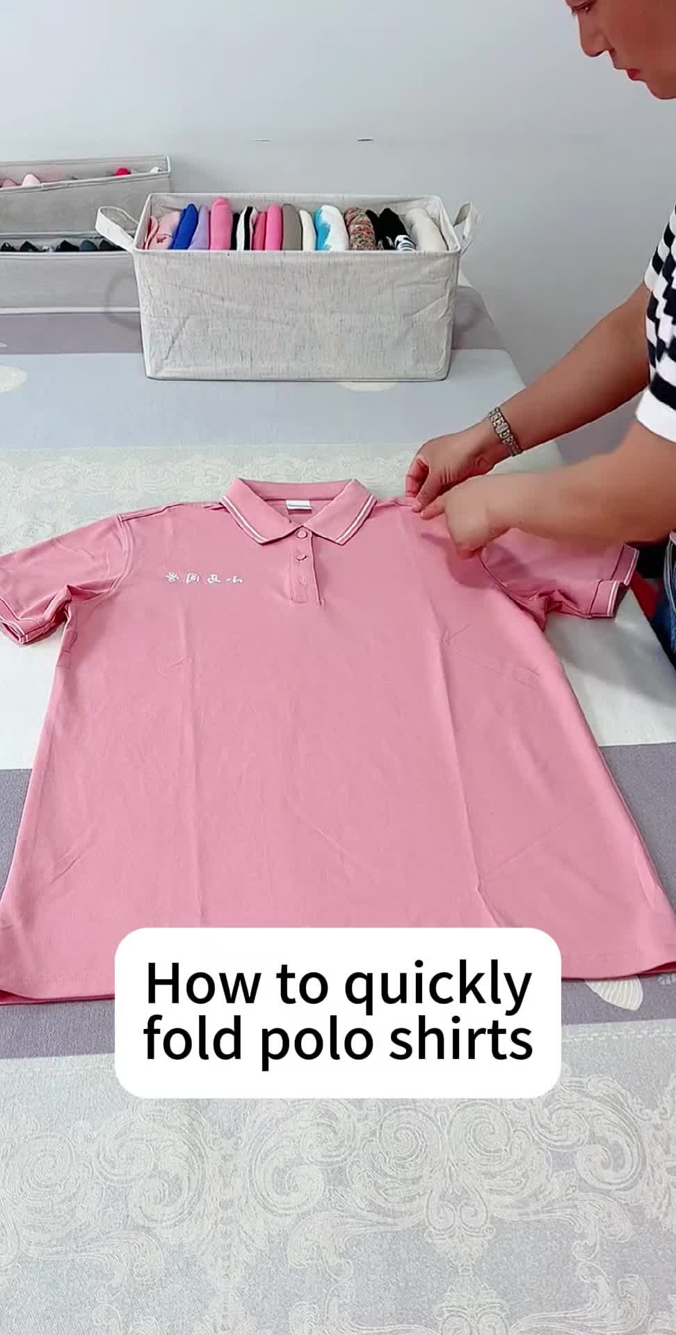 Neat way to fold | homestorage (@mia_storage)