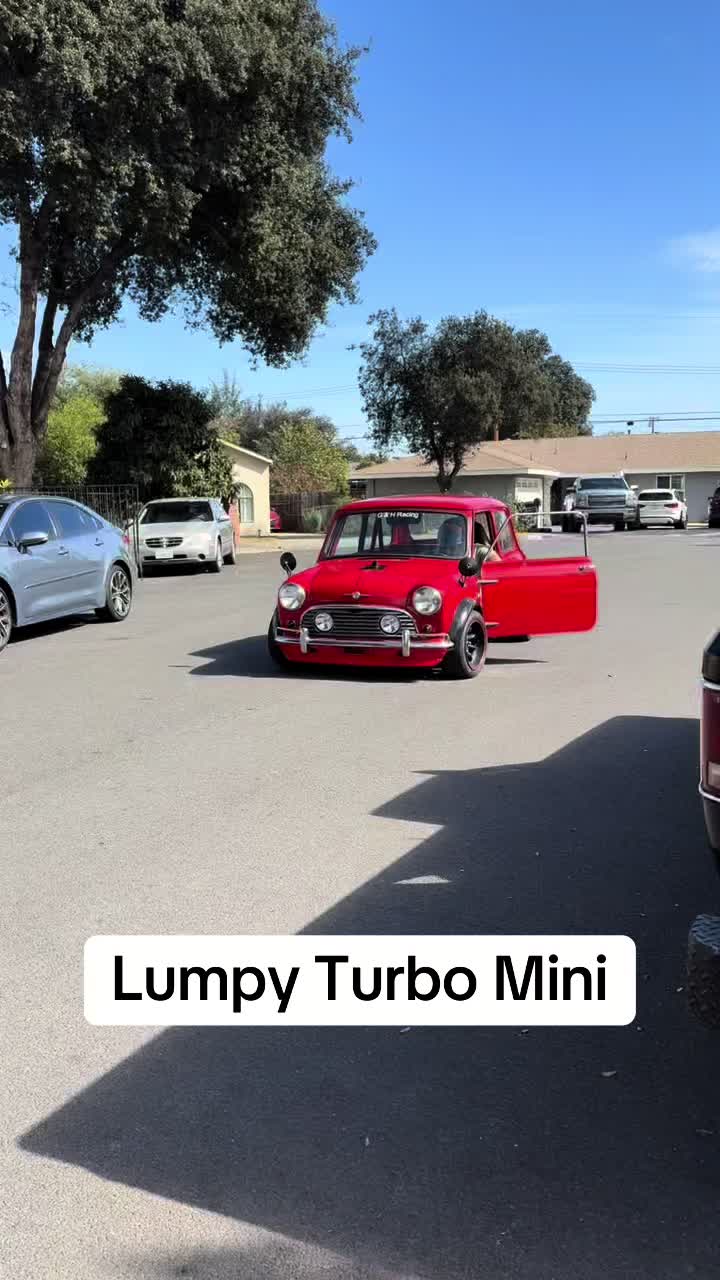 Race cam on a turbo classic mini with | OilStainBuilds (@oilstainbuilds)