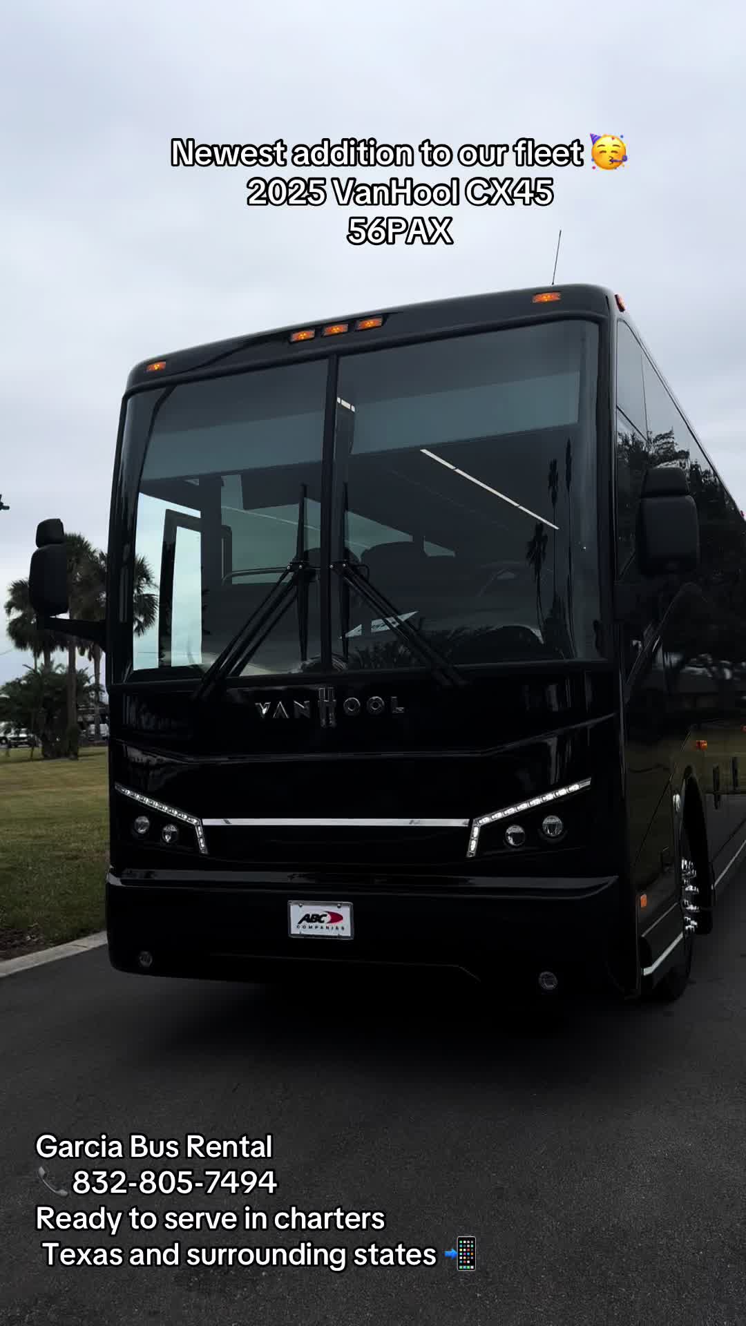 We are excited to announce the newest | Garcia Bus Rental 🚊 ...