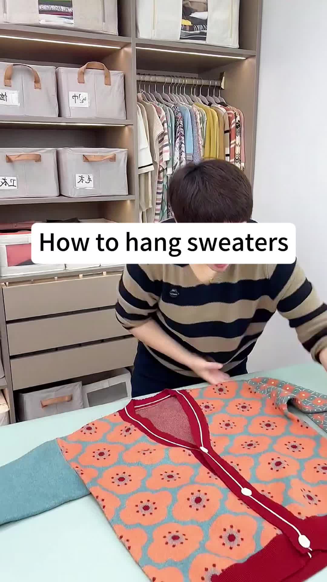 How To Hang Sweater пёџ Hang Sweater Homestorage Mia Storage