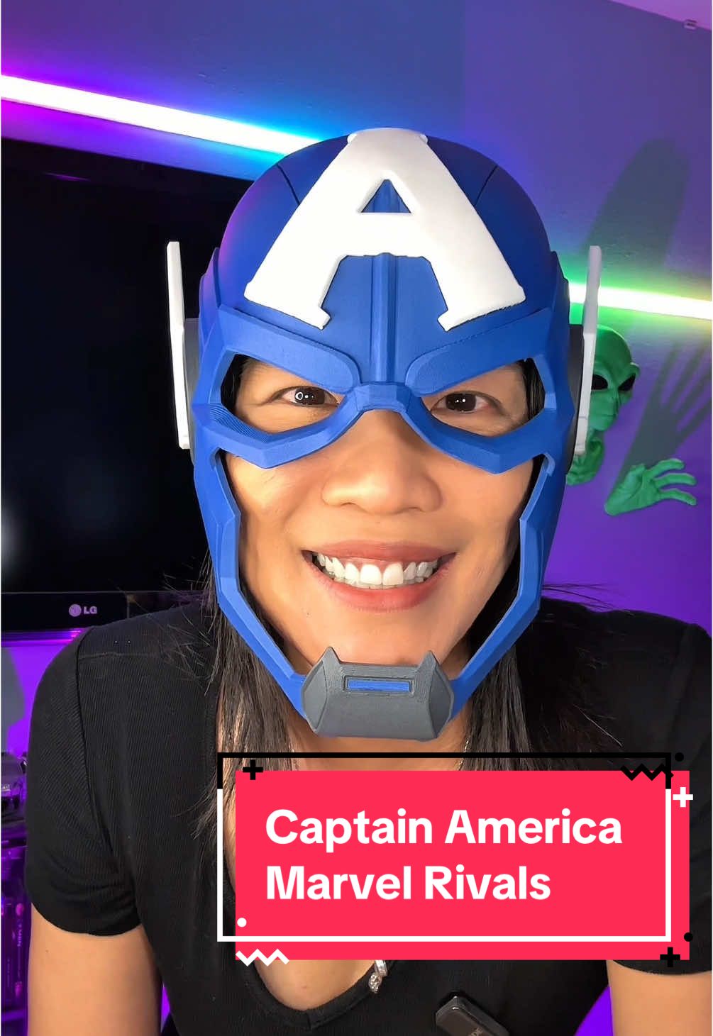 3D printed Captain America Marvel | Daisy Lee (@daisylee2002)