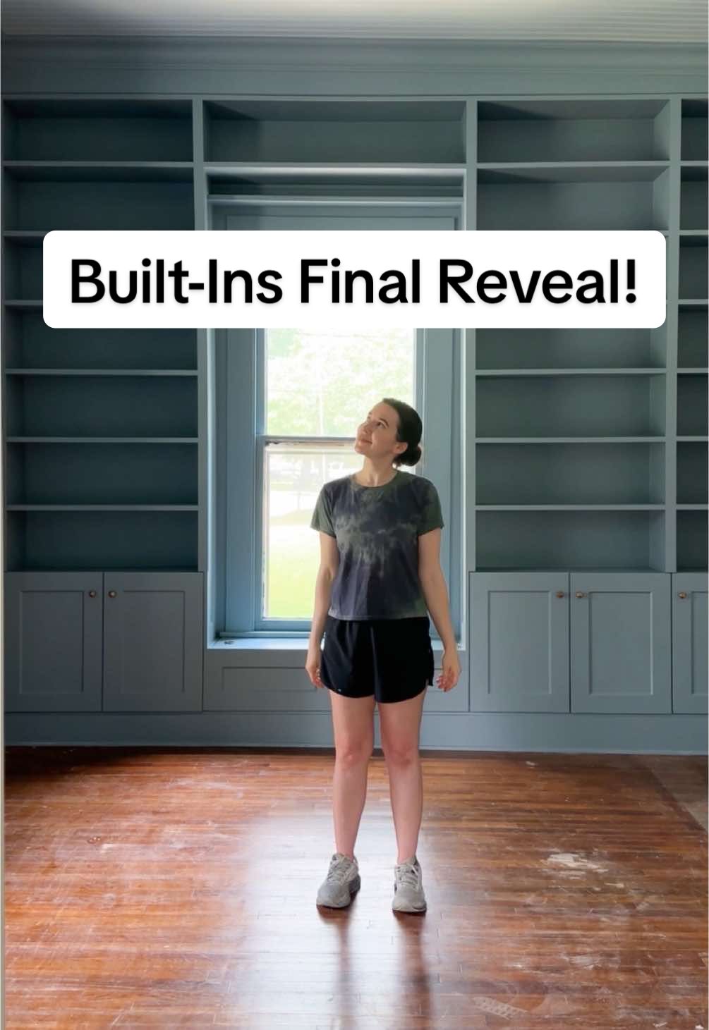 DIY BUILT-INS REVEAL This project was | Renee Renovates (@reneerenovates)