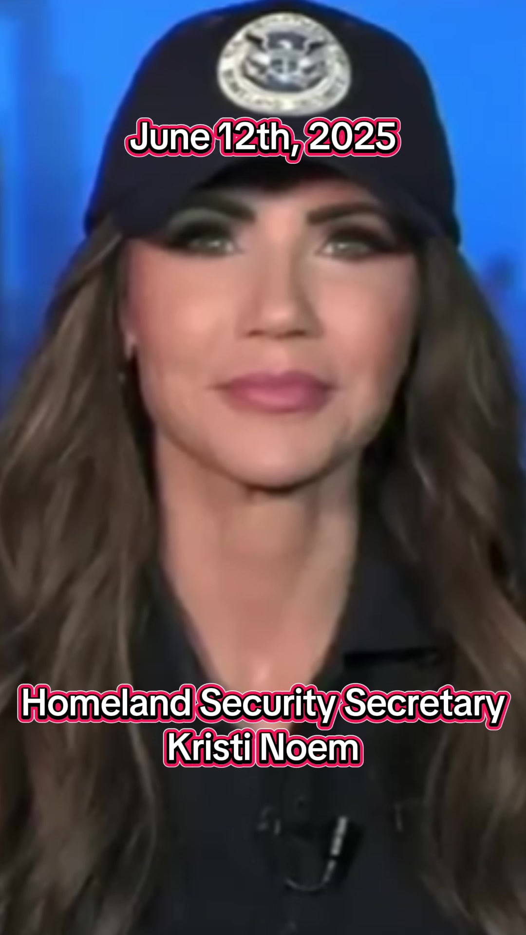 Homeland Security Secretary Kristi Noem | Moderate News Channel (@moderatenewschannel)