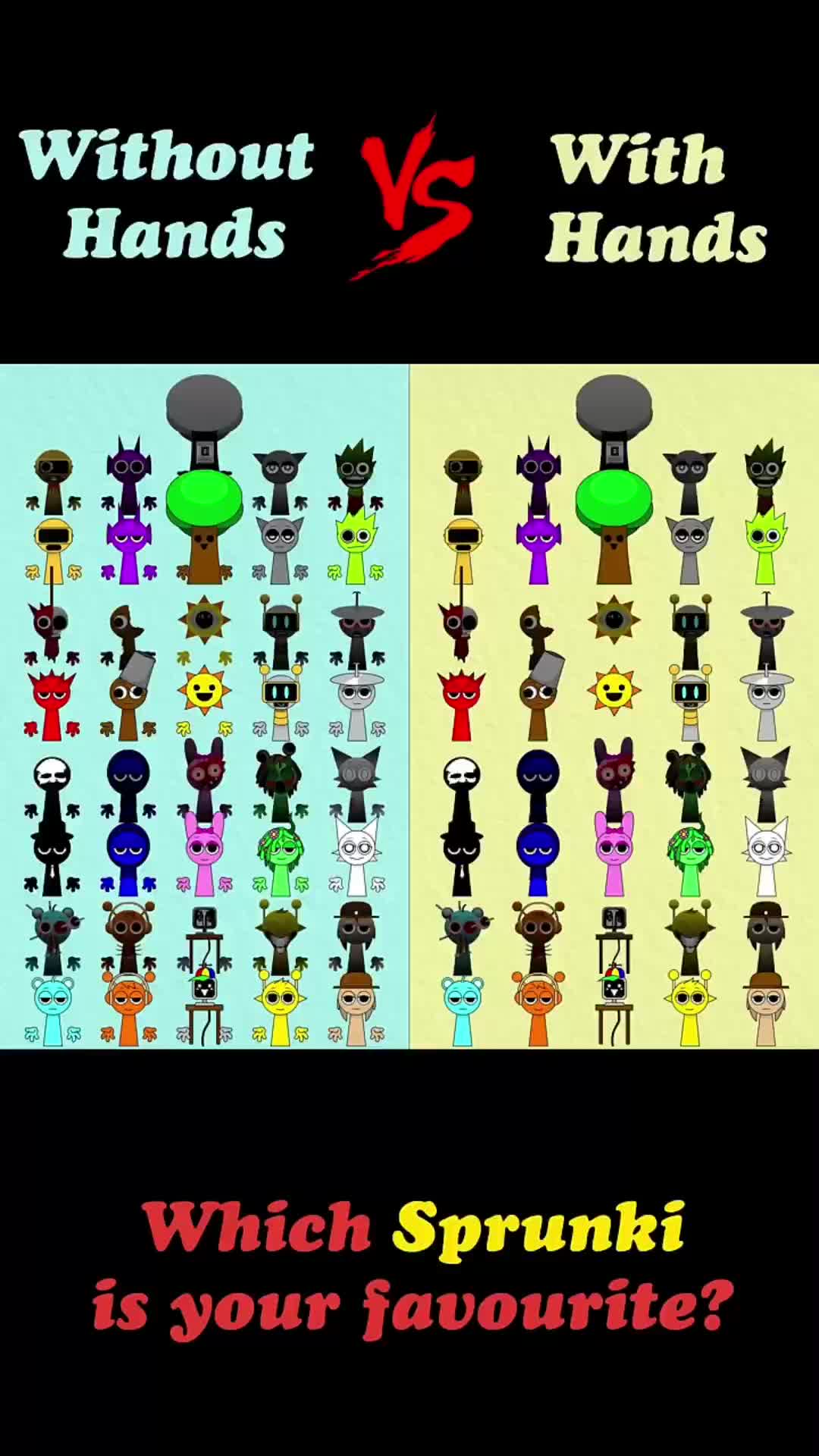 Sprunki Dancing Sprunki Song with hands | William Poppy Playtime ...