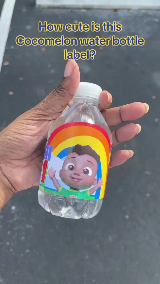 Custom Cocomelon water bottle labels | STARR’S PARTY DESIGNS ...