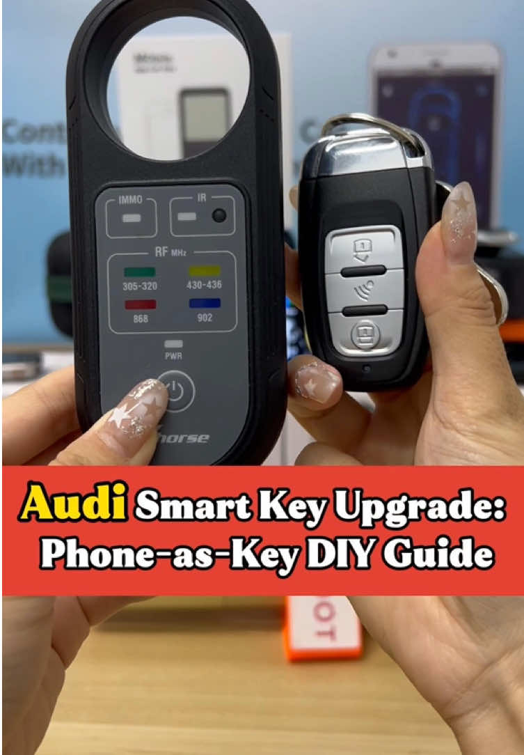 Audi smart key upgrade:phone-as-key DIY | cardotsolarcarkey ...