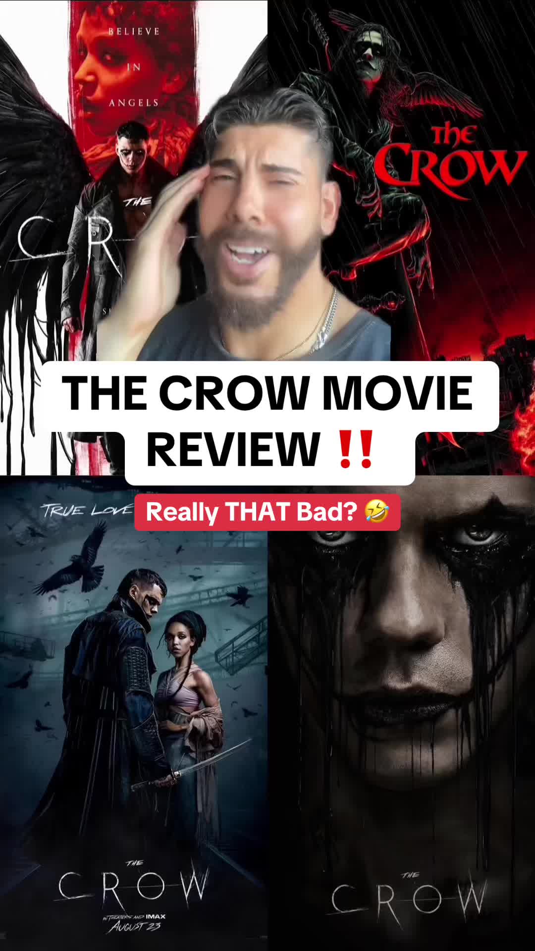 The Crow 2024 Movie Review! Is it | SammyJReacts (@sammyjreacts)