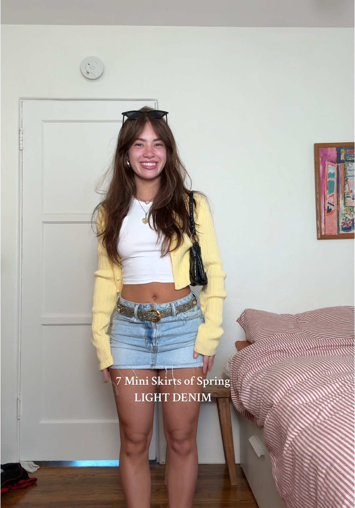 7 days of spring mini skirts 🤩 details | sierra cannon (@sierracannon)