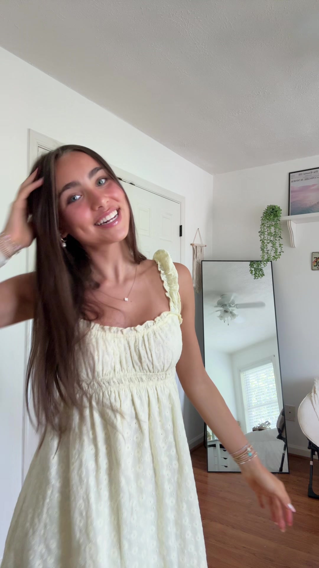 church fit 🌞 ft the room makeover in | noelle kate (@thenoellekate)