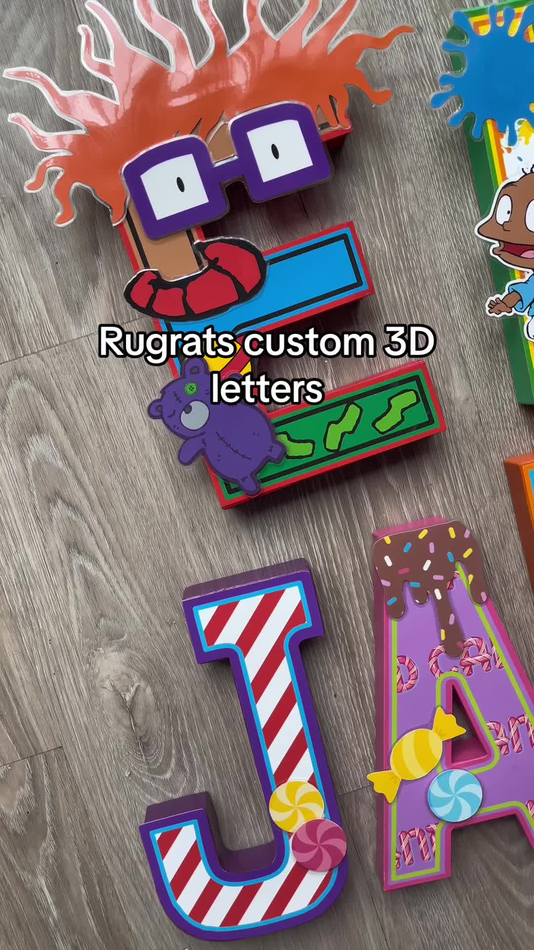 Custom rugrats and Candyland paper | STARR’S PARTY DESIGNS ...
