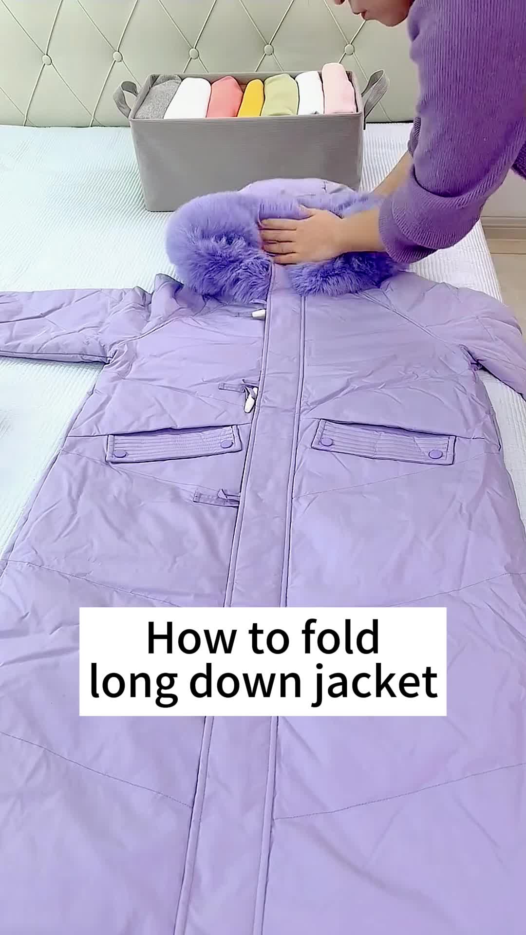 Neat way to fold down | homestorage (@mia_storage)