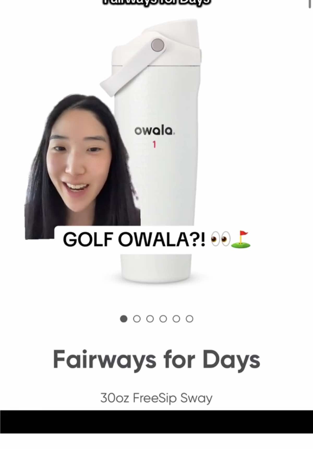 Owala is making a golf ball inspired | MEILI ZHANG (@meili_zzz)