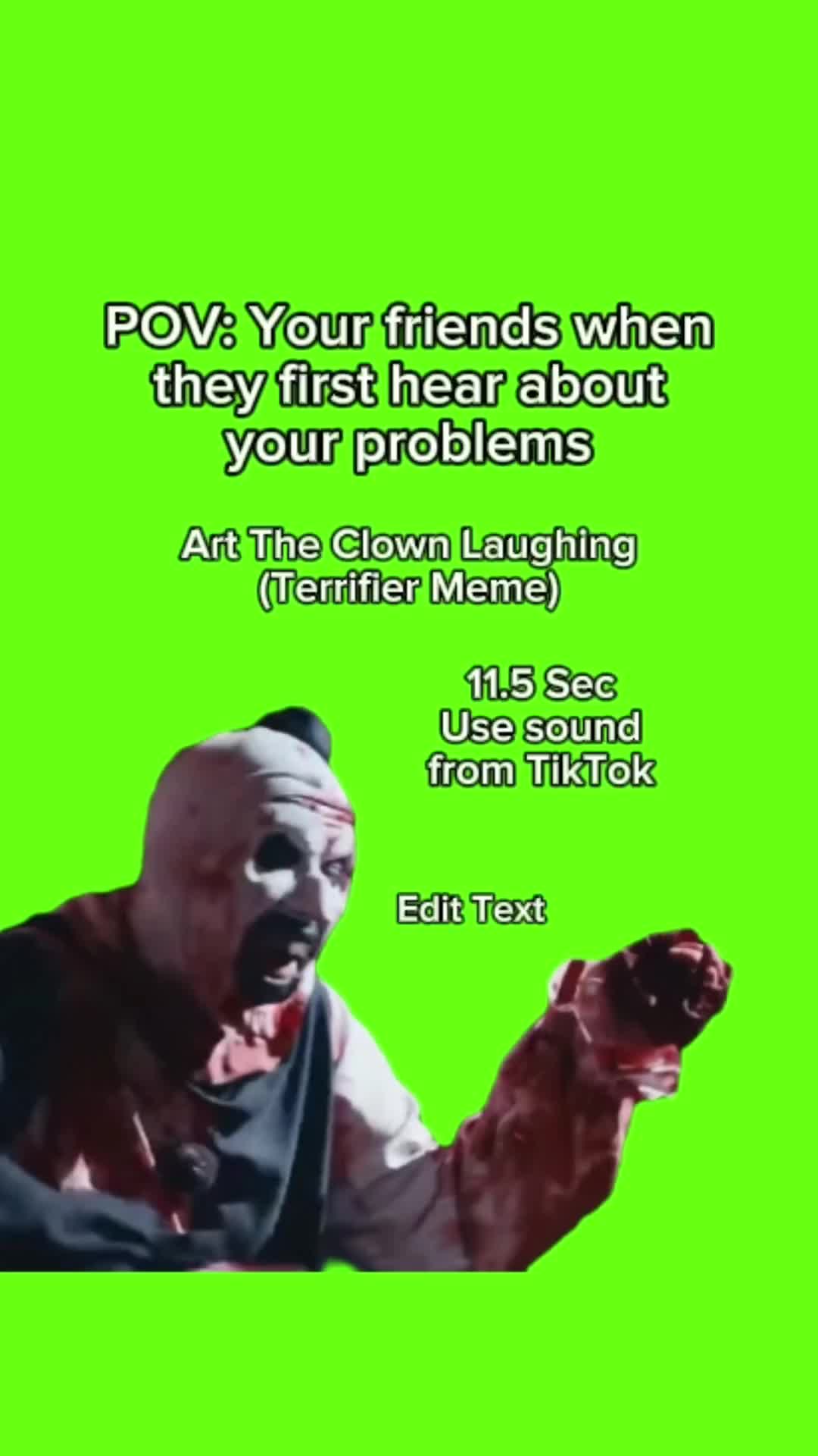 🔥 Terrifier Meme, New - Art The Clown | Clips by SILISPRO ...