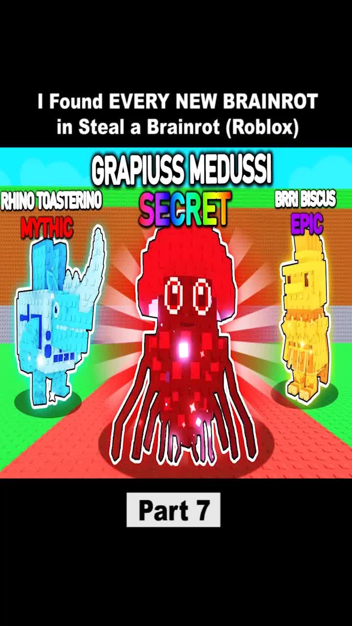 I Found EVERY NEW BRAINROT in Steal a | Roblox (@benjacalero.fans01)