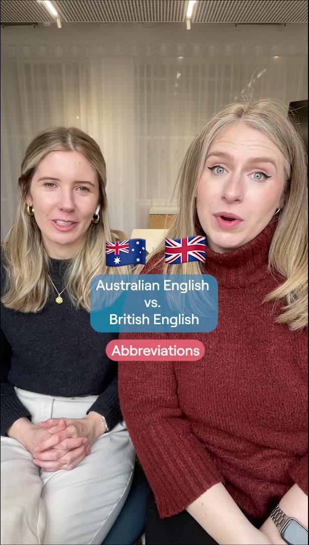 🇦🇺 Australian vs British English words | Pearson Languages ...