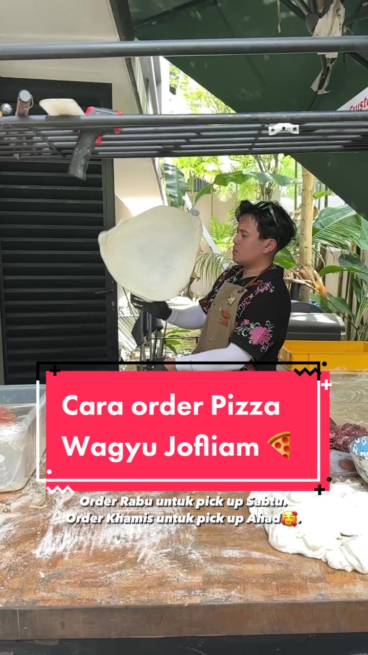 Cara nak order Pizza Wagyu Jofliam 🍕 | Cik Epal (@cikepal06)