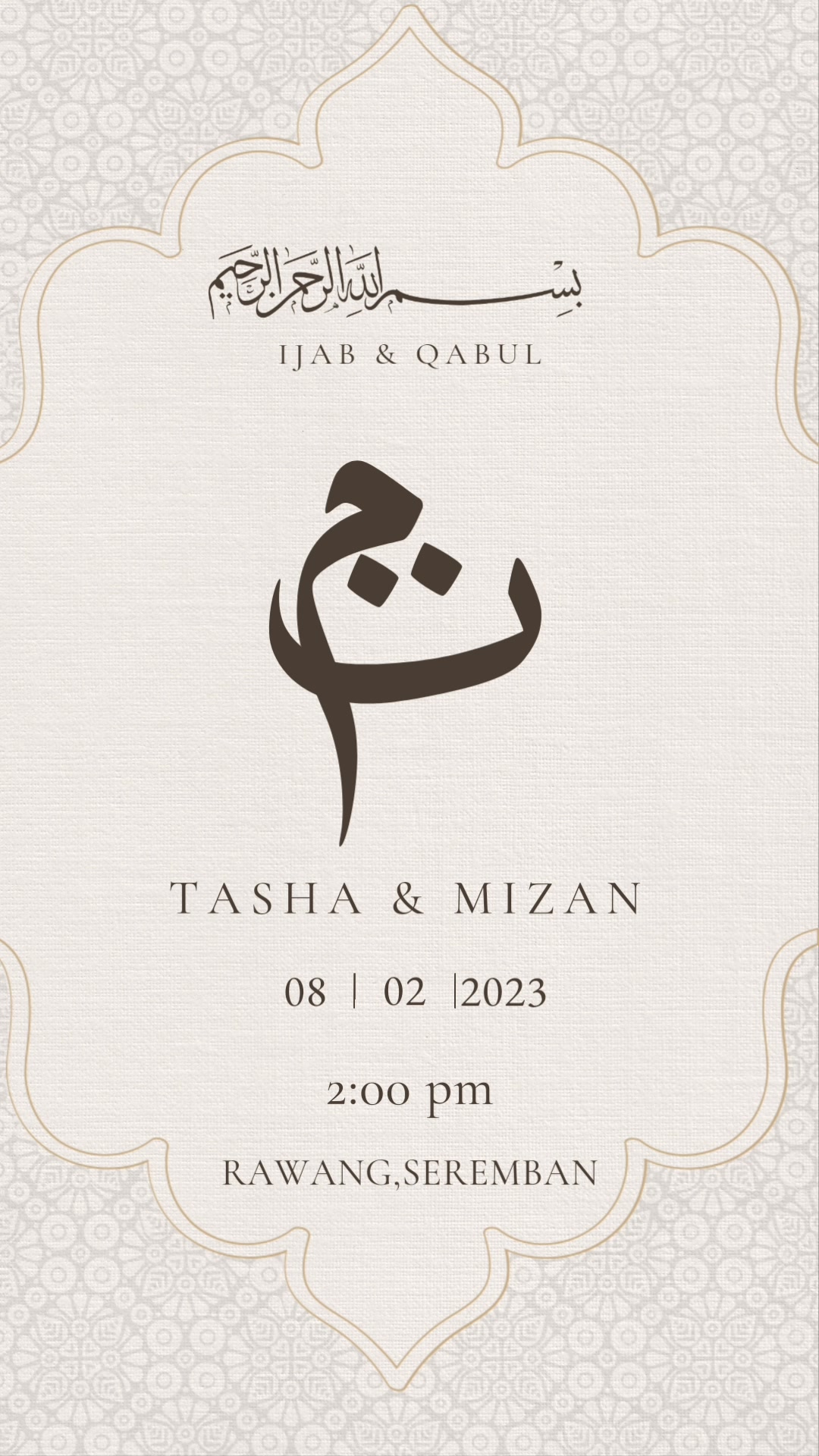 Ada yang minat design macam ni dalam | Mvleeq.Digital.Invitation.Card ...