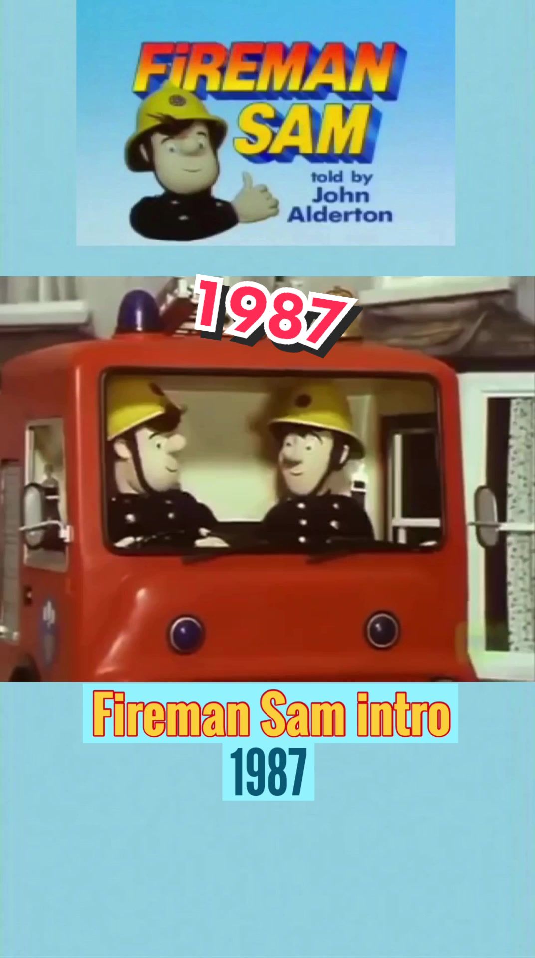 Fireman sam intro from 1987, 36 years | 80s throwback hits ...