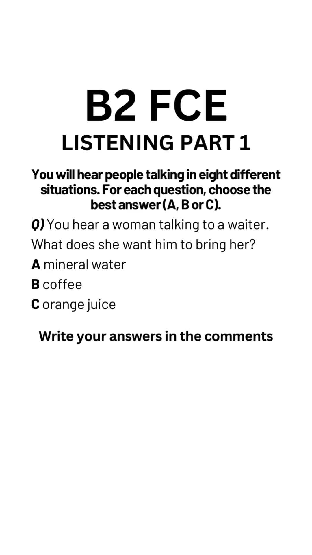 B2 First (FCE) Listening Practice Test | English Exam (FCE/CAE/IELTS ...