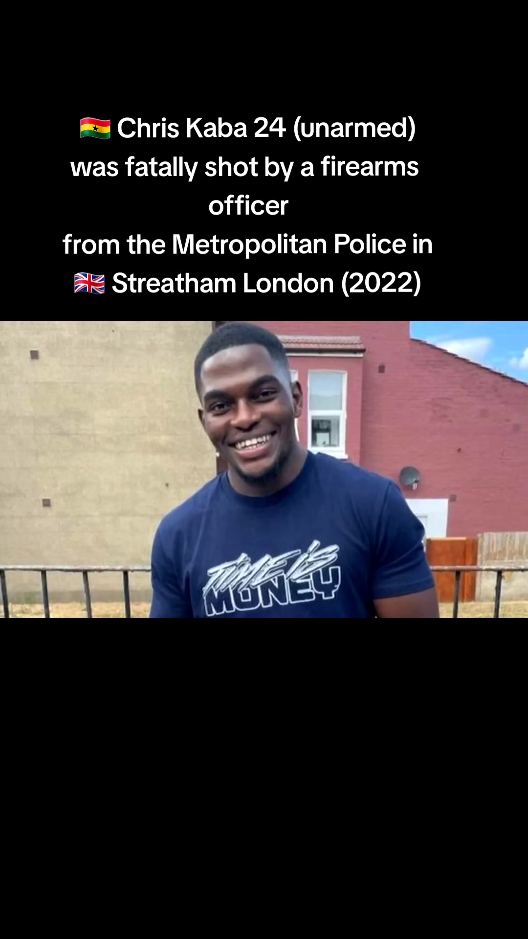 Chris Kaba, 24, was fatally shot by a | History0121 (@history0121)