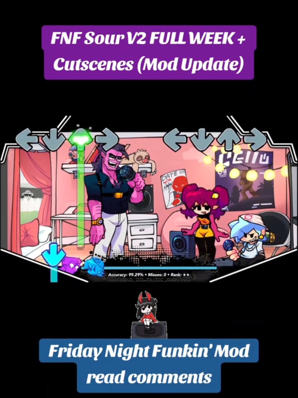 FnF VS FNF Sour V2 FULL WEEK + | lynx golds (@celestia_golds)