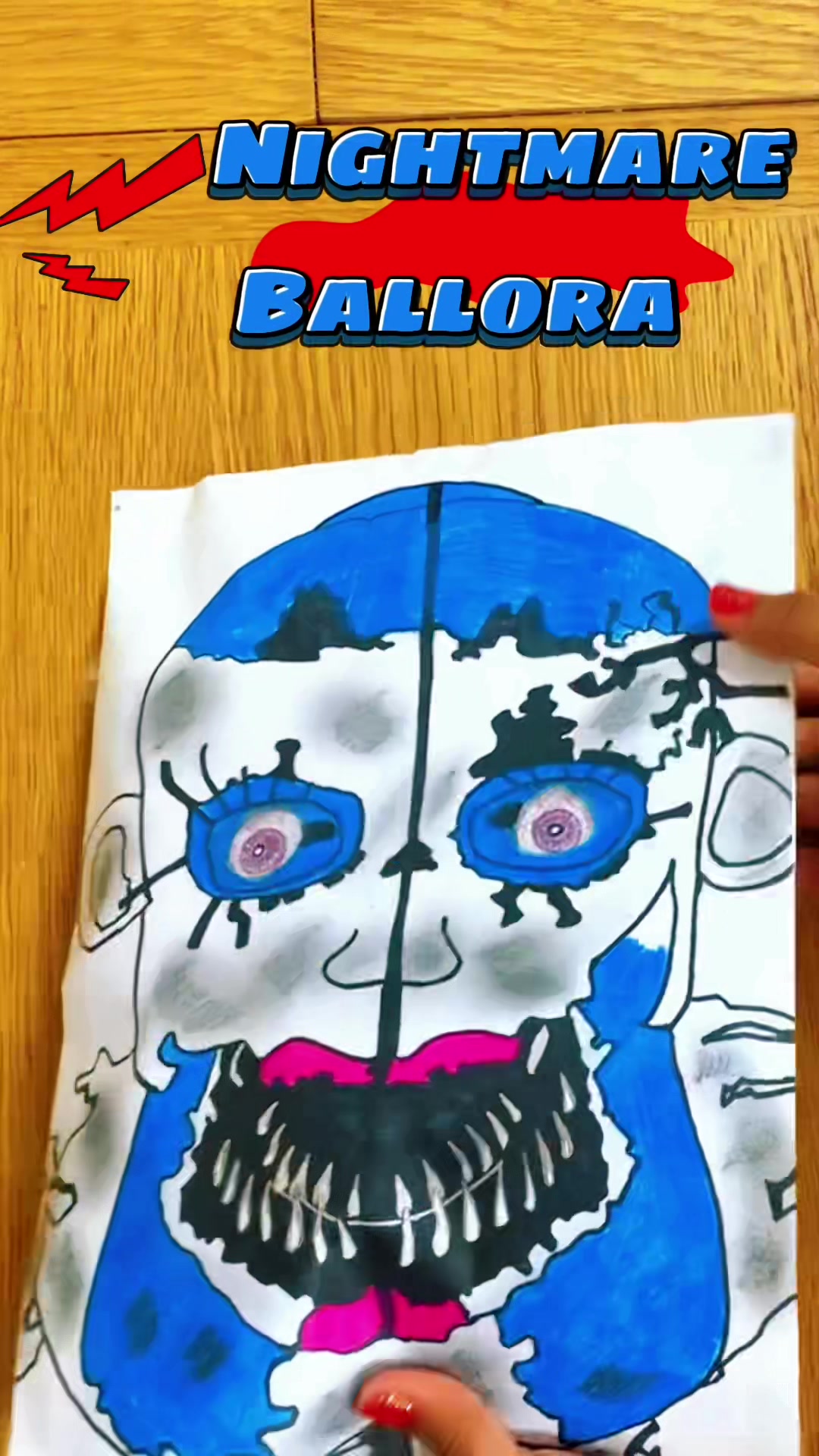 FNaF Nightmare Ballora: 🩰🤩#fnaf | WonkyBeans (@wonkybeans)