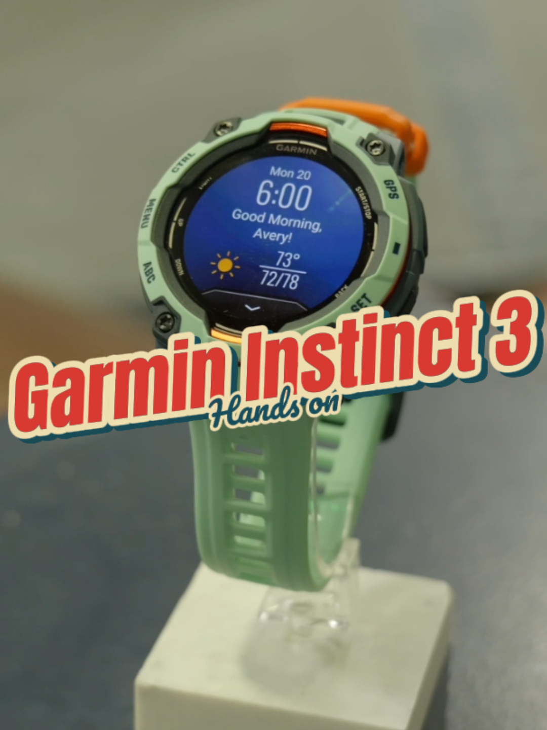 Garmin Instinct 3 hands-on at CES 2025 | Trusted Reviews (@trusted_reviews)