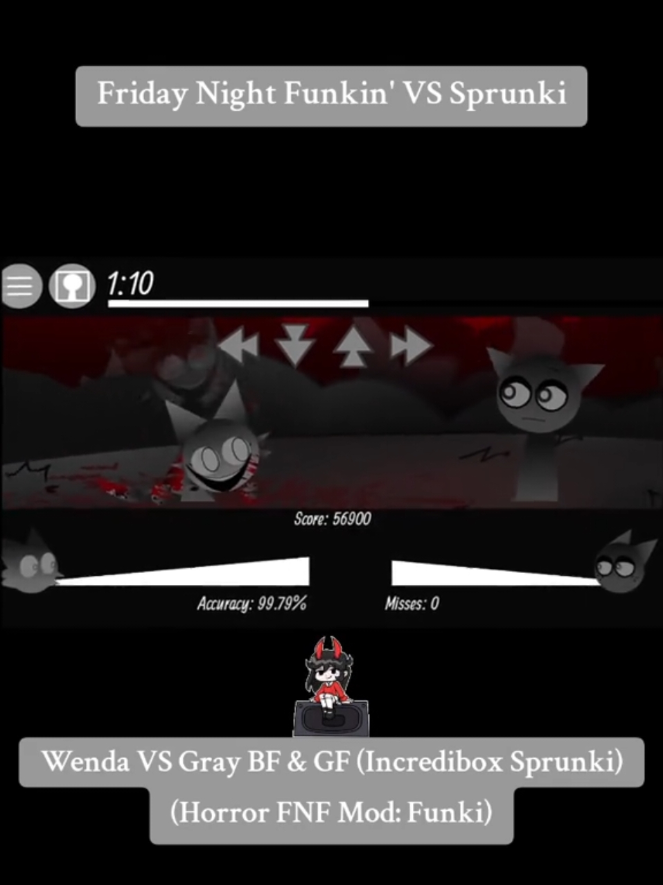 FnF VS Sprunki | Wenda VS Gray BF & | lynx golds (@celestia_golds)