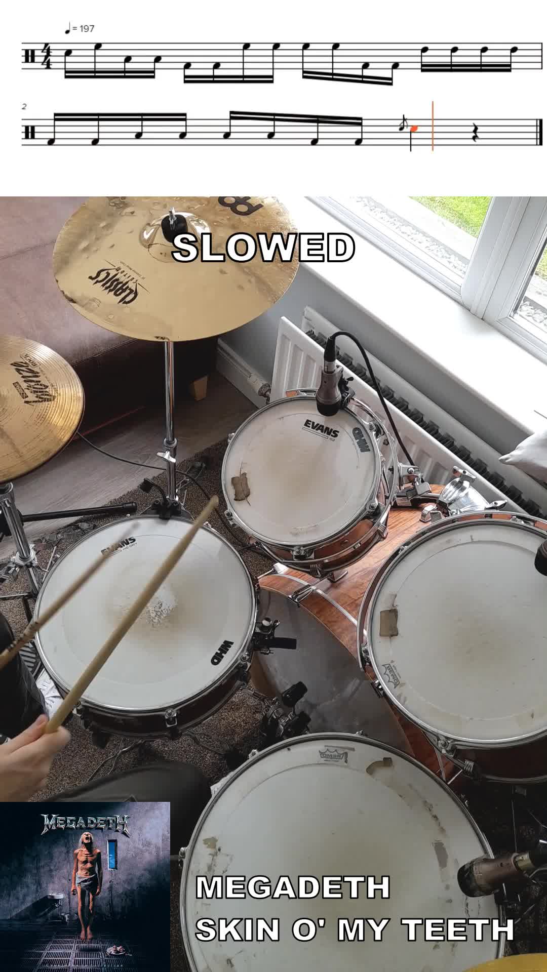 Megadeth - Skin O' My Teeth - Drum | maxamus (@max_couhig)