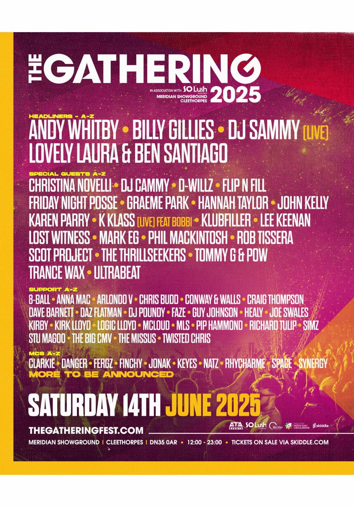 THE GATHERING FEST 2025 LINE UP! It’s | The Gathering Festival ...