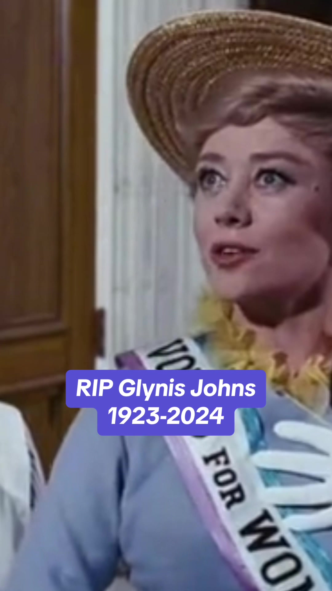 Glynis Johns who is best known for her | Mirror Celeb & TV News ...