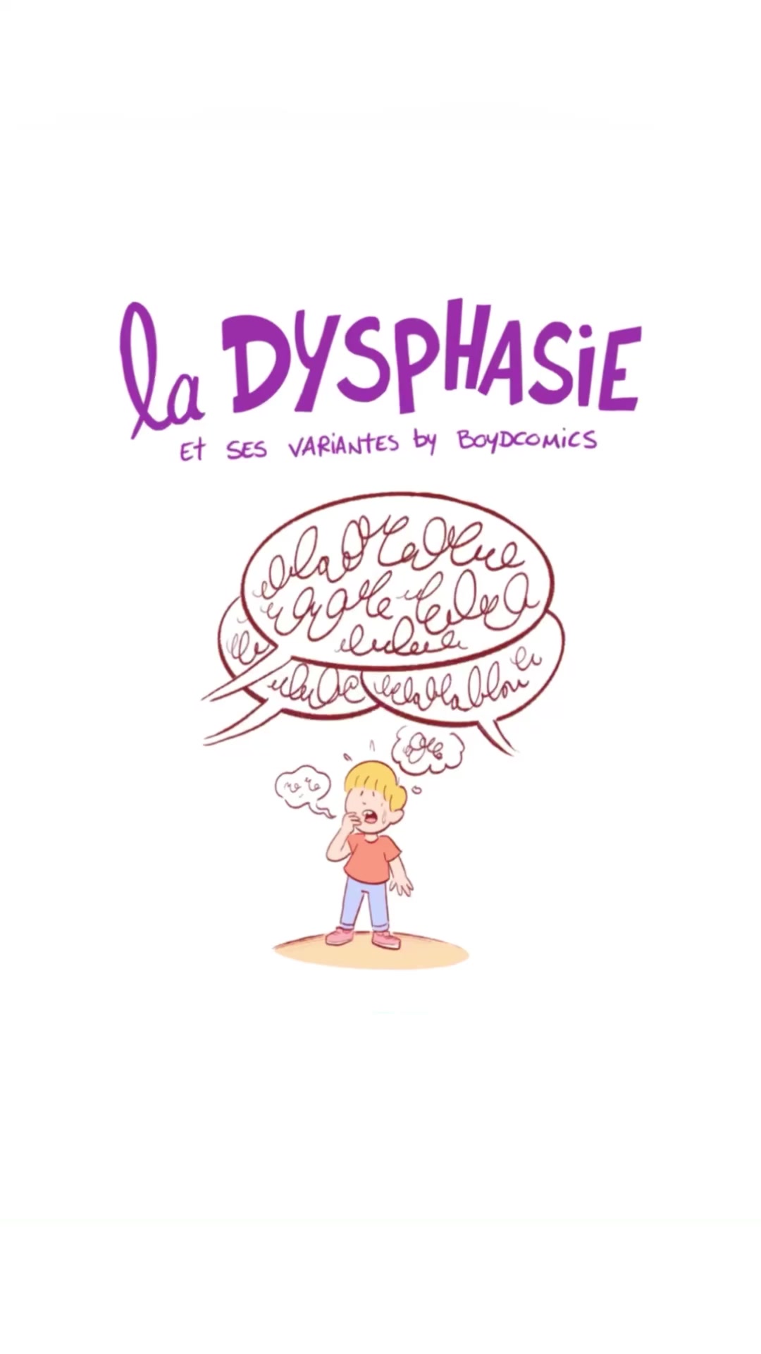 La dysphasie c’est quoi ? Et ses | Christopher Boyd (@boydcomics)
